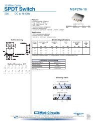 SPDT RF Switch - Mini-Circuits