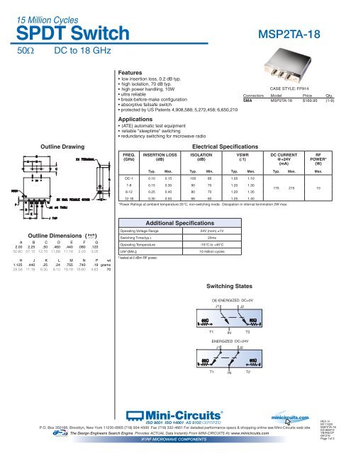 SPDT Switch - Mini-Circuits