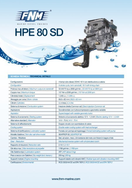 HPE 80 SD - FNM-MARINE....