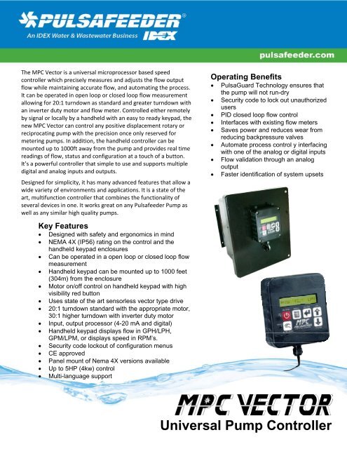 MPC Vector Specifications
