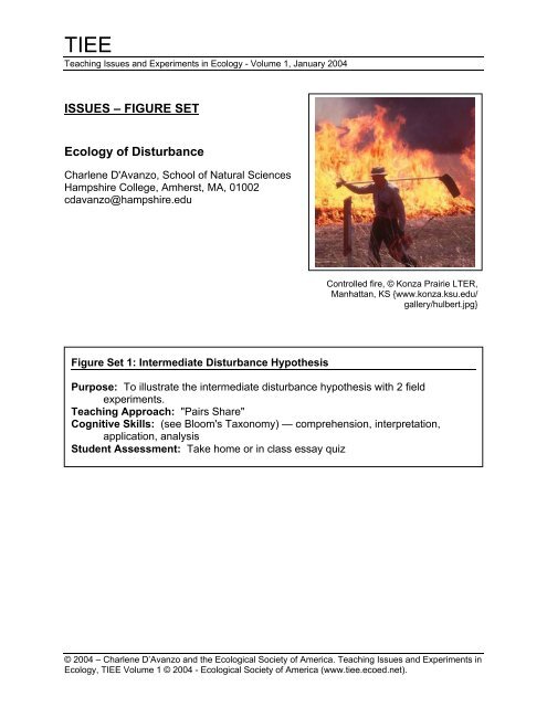 Figure Set 1 - Intermediate Disturbance Hypothesis - Teaching ...