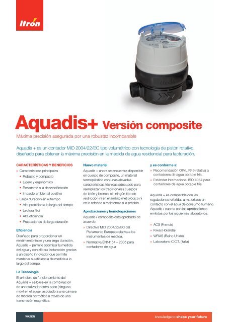 Aquadis+ VersiÃ³n composite - Itron