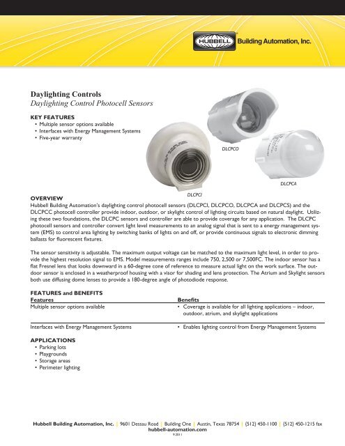 Hubbell Lighting Controls Warranty | Shelly Lighting