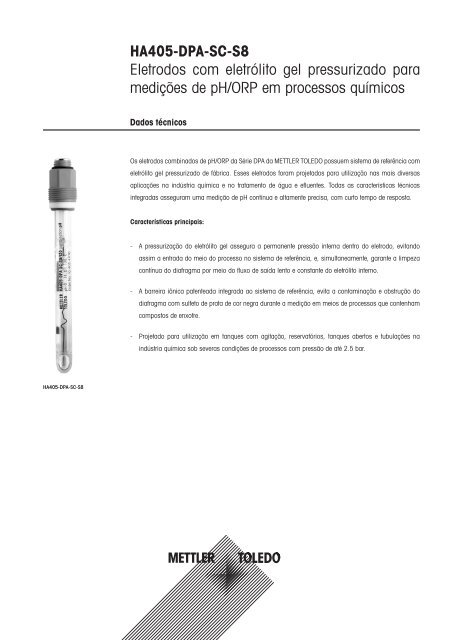 HA405-DPA-SC-S8 - METTLER TOLEDO