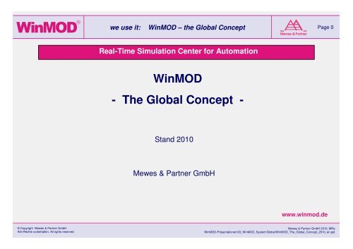 WinMOD - The Global Concept