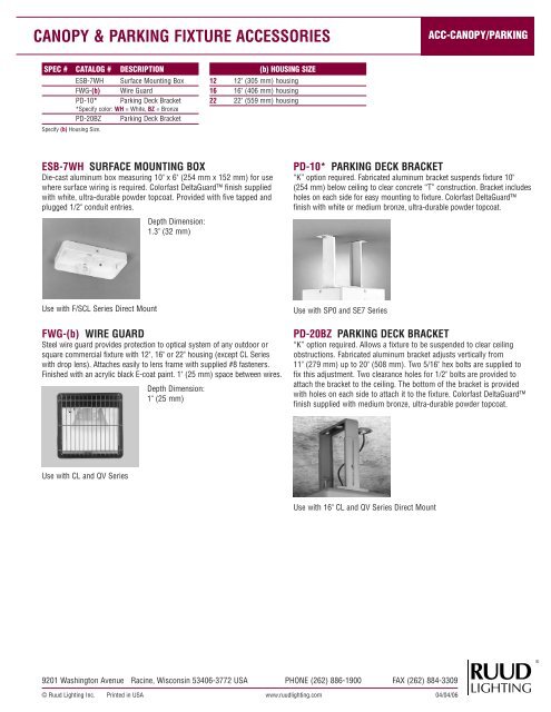 Ruud Lighting Inc Usa | Shelly Lighting