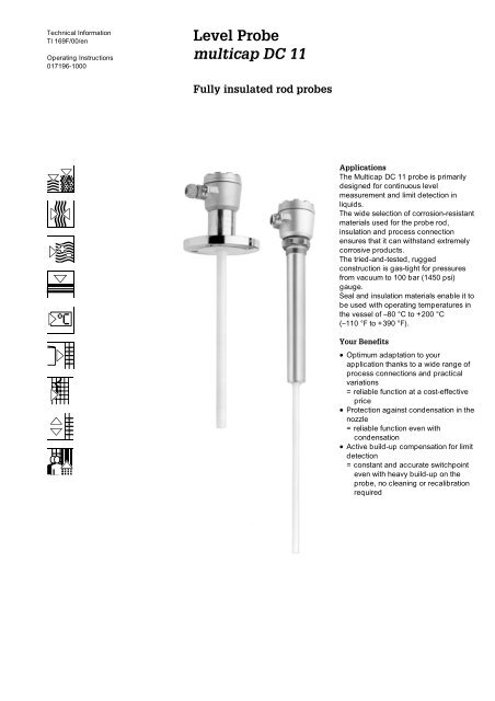 Level Probe multicap DC 11