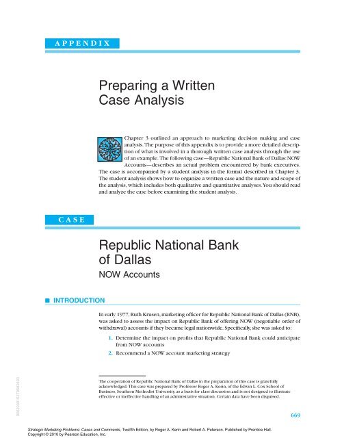 Appendix - Pearson Learning Solutions