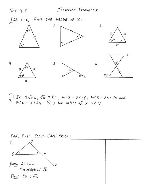 Isosceles Triangle Theorem