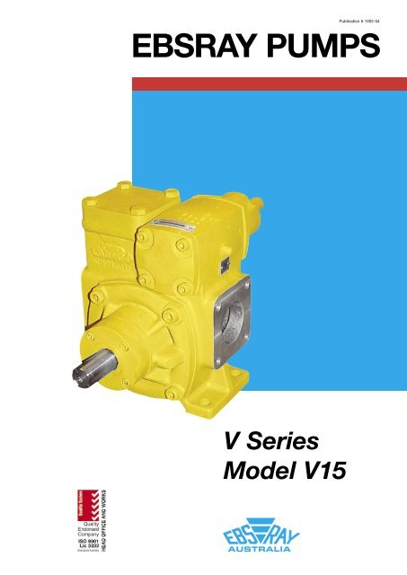 V-Series Model V15.ind - Ebsray Pumps