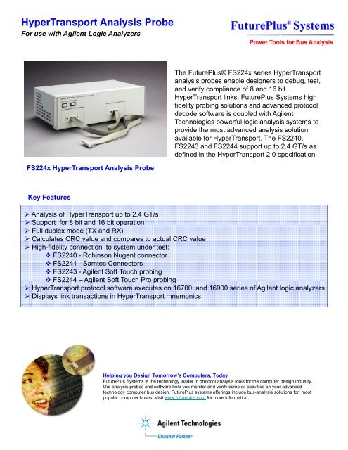 HyperTransport Analysis Probe - FuturePlus Systems