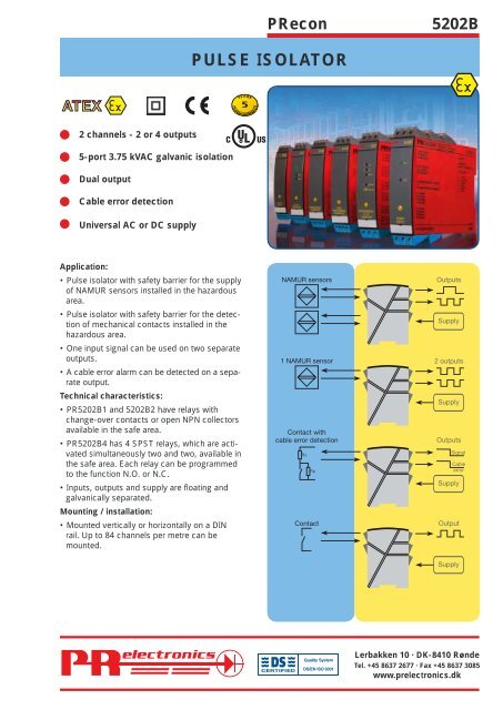 5202 B Pulse Isolator (2 Channel)