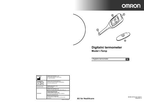 Digitalni termometer - Omron Healthcare