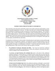 Collections Mandatory Settlement Conference Statement