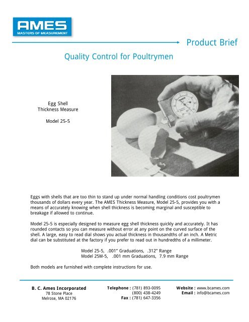 BC Ames Catalogs.pdf - JW Donchin CO.