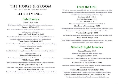 Download Our Lunch Menu - Ever So Sensible