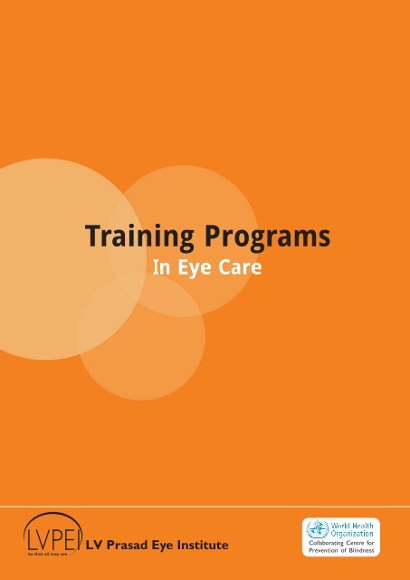 Training Programs - LV Prasad Eye Institute