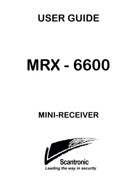 User Manual - Cooper Security