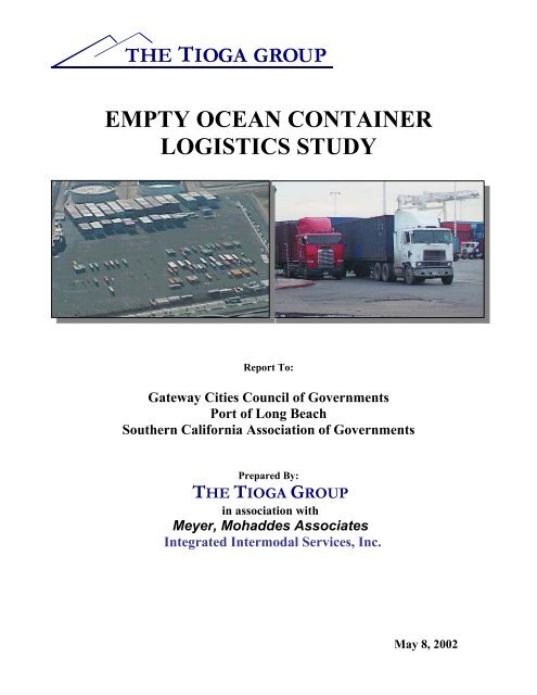 the tioga group empty ocean container logistics study - Log.cl