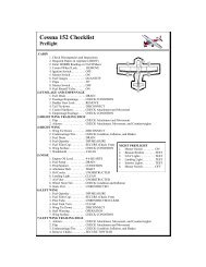 CESSNA 150 CHECKLIST - Rockcliffe Flying Club