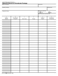 PS Form 1586, Supply Record - NALC Branch 78