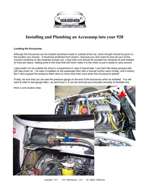 Accusump Installation.pub