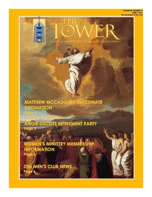 matthew mccaughey diaconate ordination angie ducote retirement