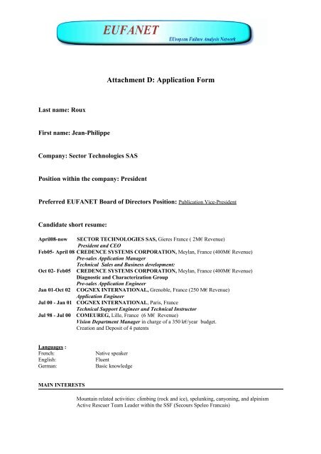 Jean-Philippe ROUX - eufanet