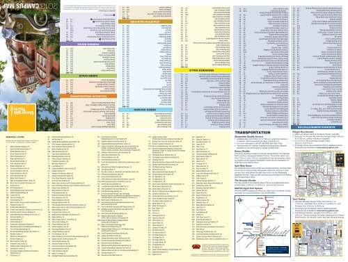 Download a Printable Version - Campus Map