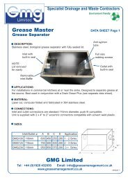Grease Master Installation Sheet
