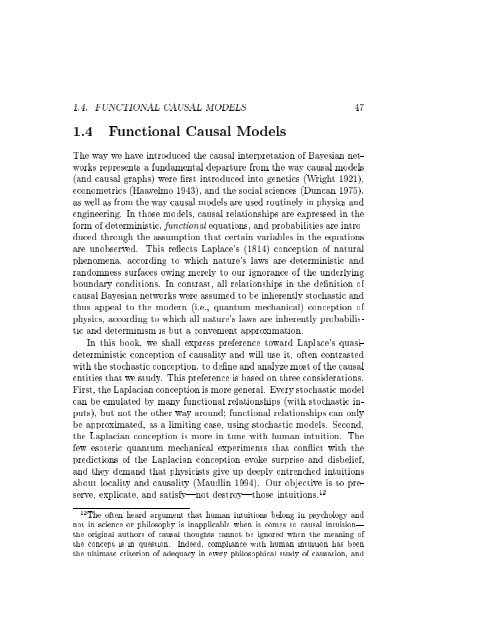 1 4 Functional Causal Models Ucla Cognitive Systems Laboratory
