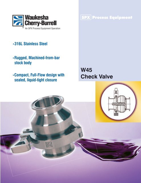 W45 Check Valve - GFI Stainless