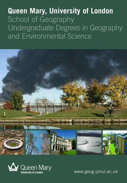 Undergraduate brochure - School of Geography - Queen Mary ...