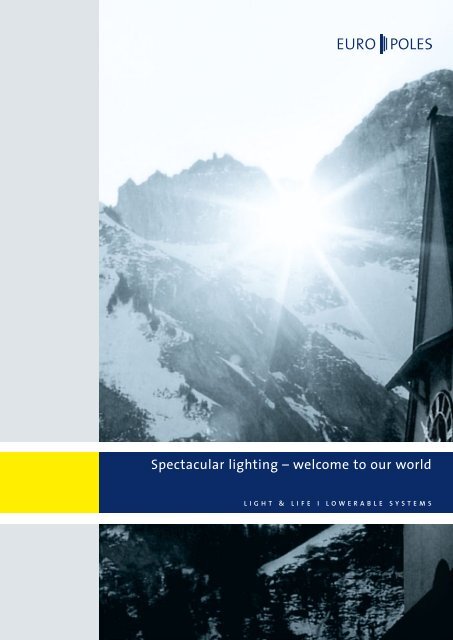 Brochure lowerable lighting systems - Europoles