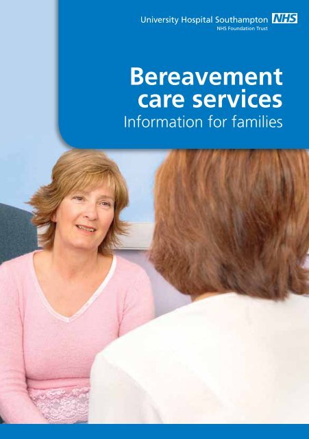 Bereavement care services - University Hospital Southampton NHS ...