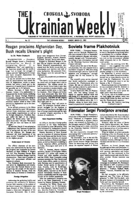 The Ukrainian Weekly 1982