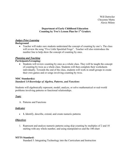 Math Lesson Plan math-lesson-plan