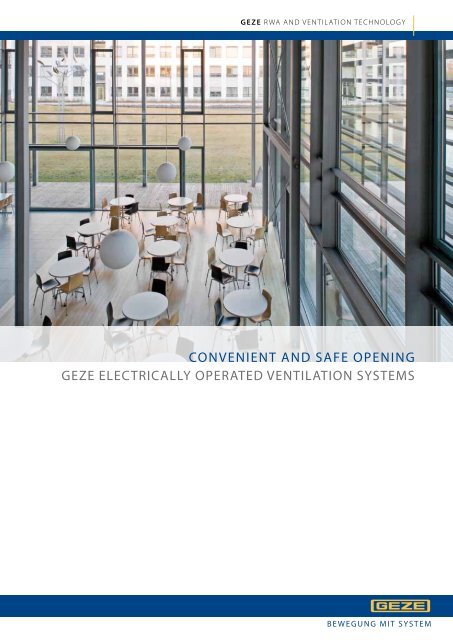 Electrically Operated Ventilation Drive Systems - ASC Info