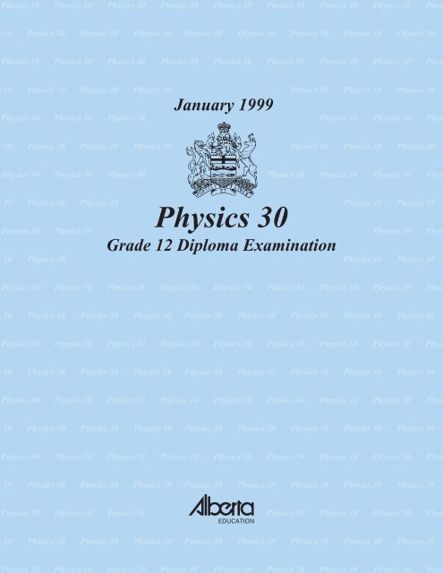 January '99 Diploma - Mr. Clintberg's Studyphysics!
