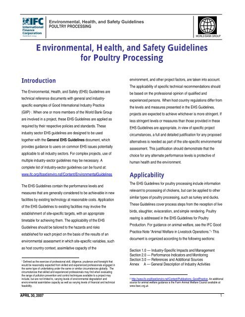 Final - Poultry Processing - IFC
