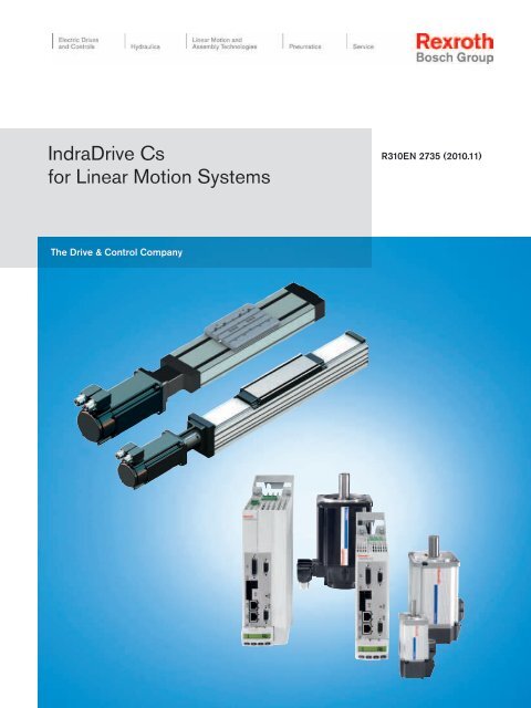 IndraDrive Cs for Linear Motion Systems - Industrial and Bearing ...