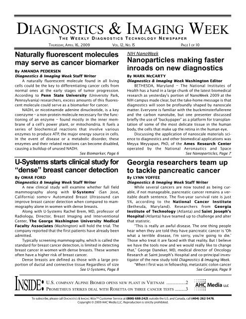 INSIDE: - Medical Device Daily