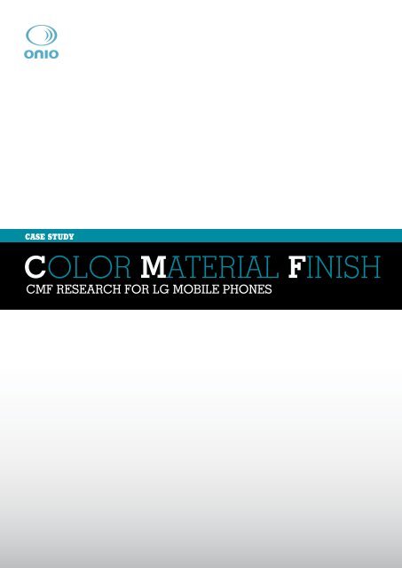 Color material fiNiSH - Onio Design