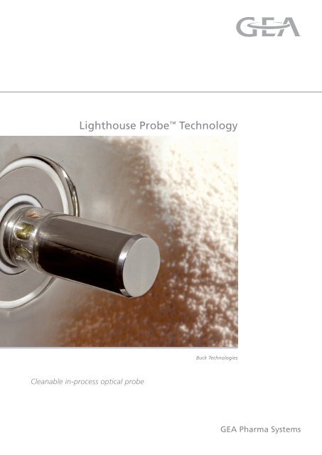 Lighthouse Probe™ Technology - GEA Process Engineering Inc.