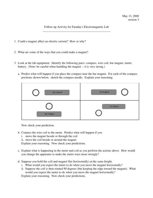 Follow-up activity - PhET
