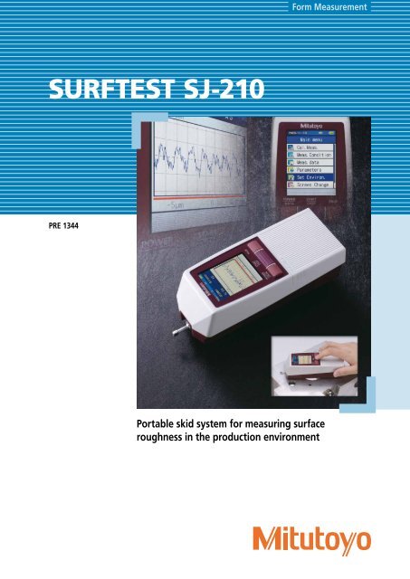 SurfteSt SJ-210 - Mitutoyo Scandinavia AB