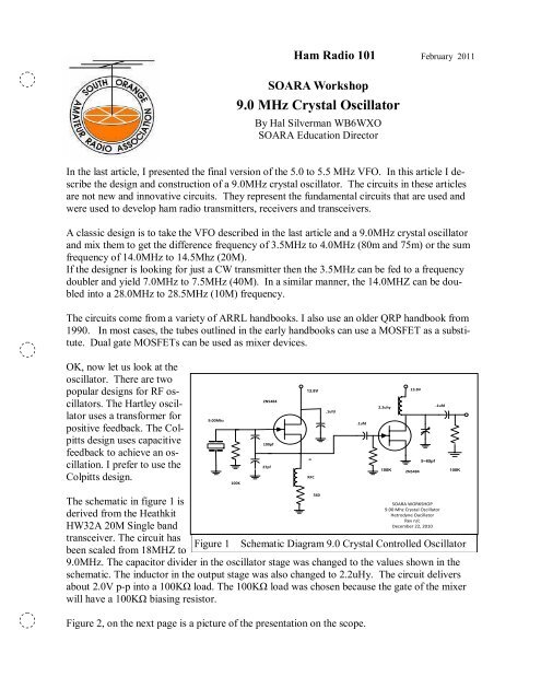9.0 MHz Crystal Oscillator
