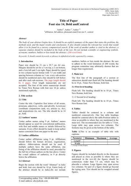 Style Guides and Templates