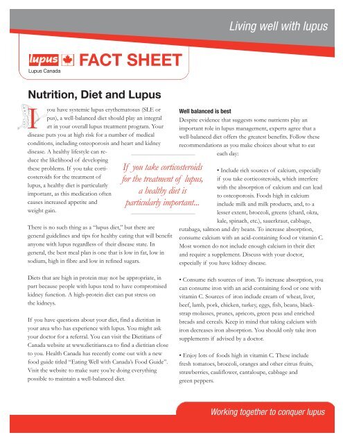 FACT SHEET - Lupus Canada