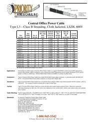 MULTI-CONDUCTOR TYPE SOOW - Priority Wire & Cable
